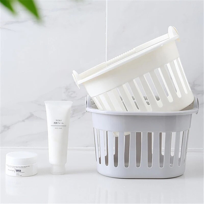 Badu Bg Преносима кошница за баня Многофункционална куха кошница за душ гел за баня шампоан