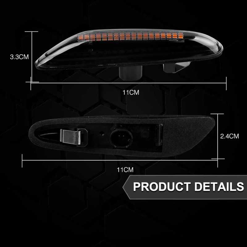 Badu.bg Нова автомобилна крушка за мигач кехлибарена за BMW E81/E82/E87/E88 E90/E91/E92/E93/E46 ...