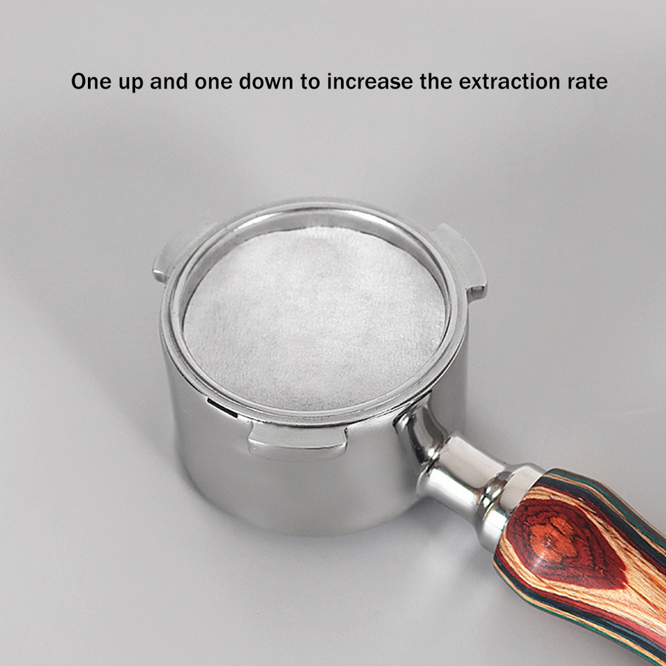 Badu.hu 51/53/58 mm-es kávépor tál szűrőpapír kerek másodlagos vízleválasztó szűrőpapír kávé ...